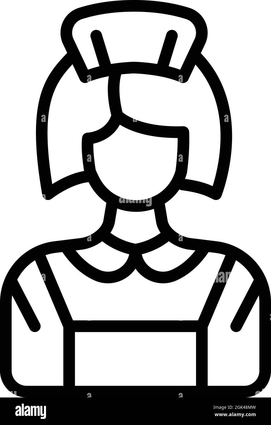 Woman tolerance icon outline vector. Gender balance. Social respect ...
