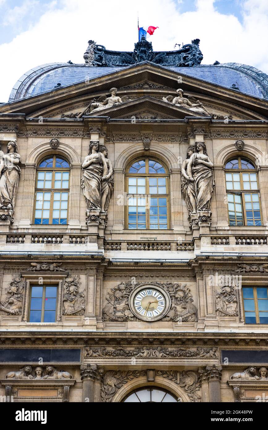 Historical Louvre Museum in Paris, France Stock Photo - Alamy