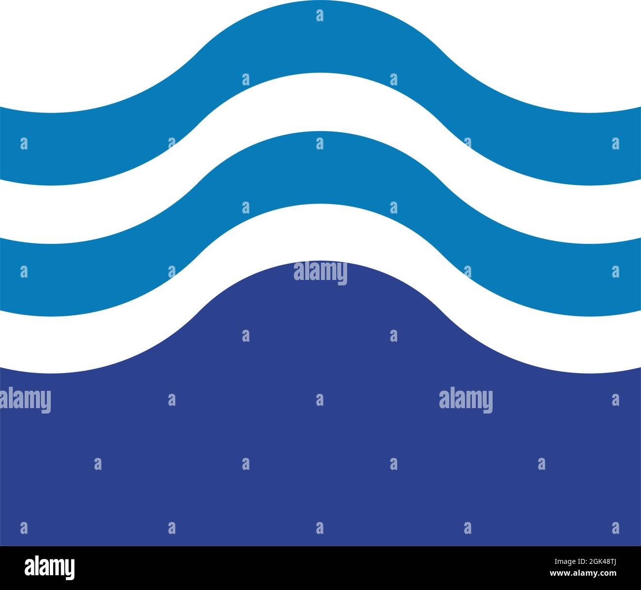 Wave icon logo design inspiration vector template Stock Vector Image ...