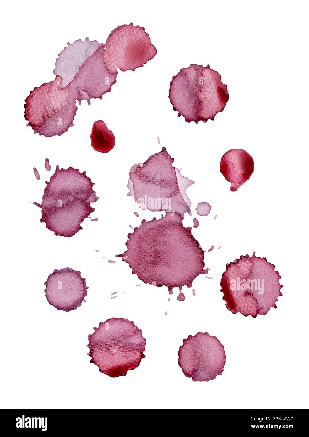 wine stain fleck beverage drink alcohol Stock Photo - Alamy