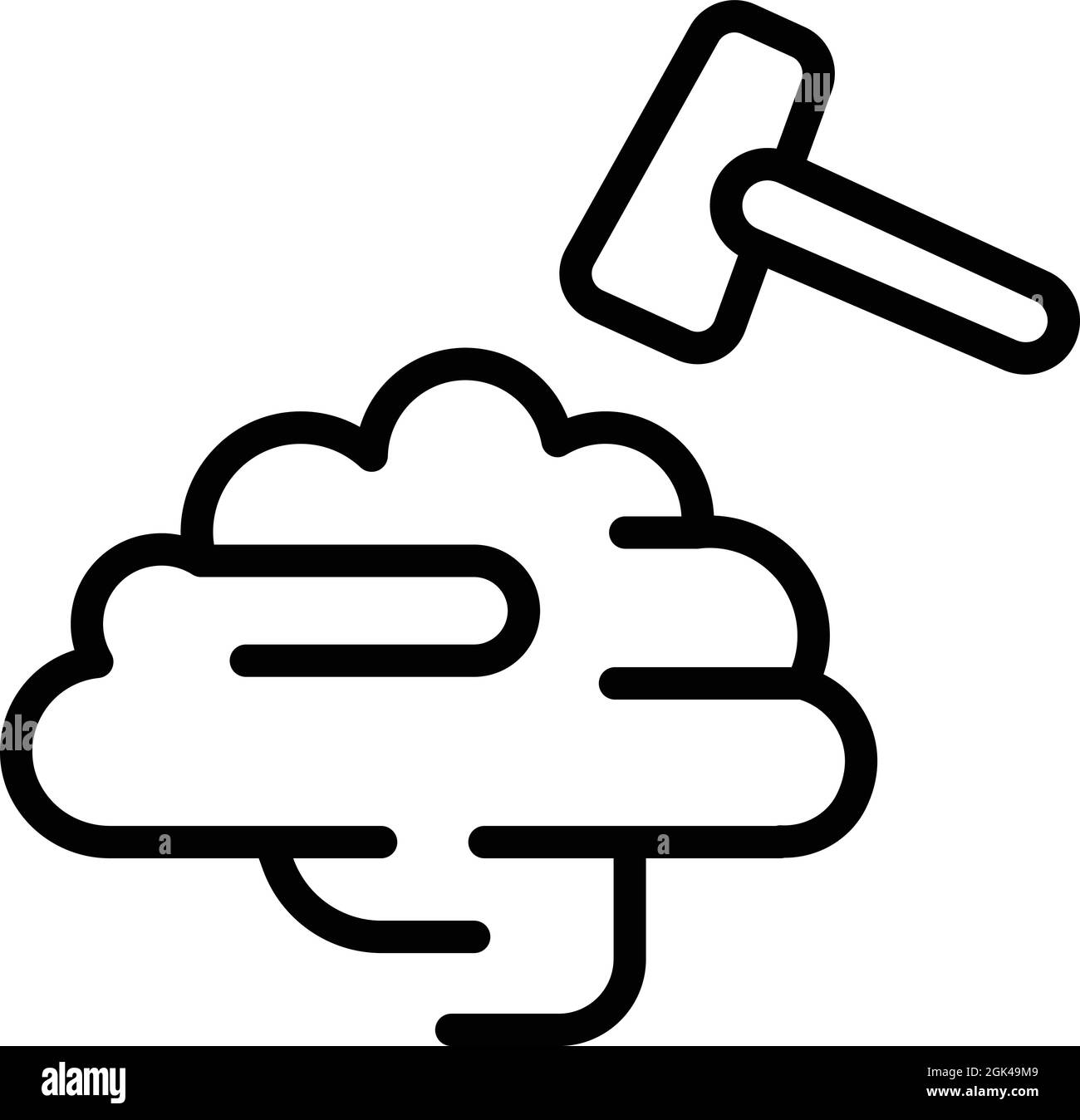 Human stereotype icon outline vector. Social discrimination. Life ...