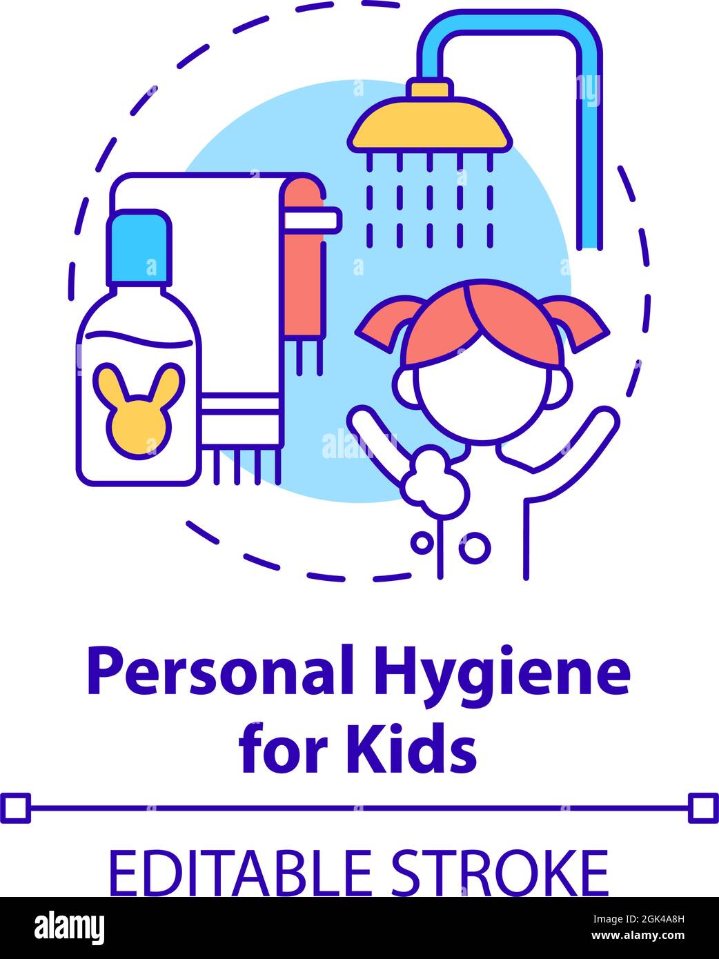 Kids bathroom sign Cut Out Stock Images & Pictures - Alamy