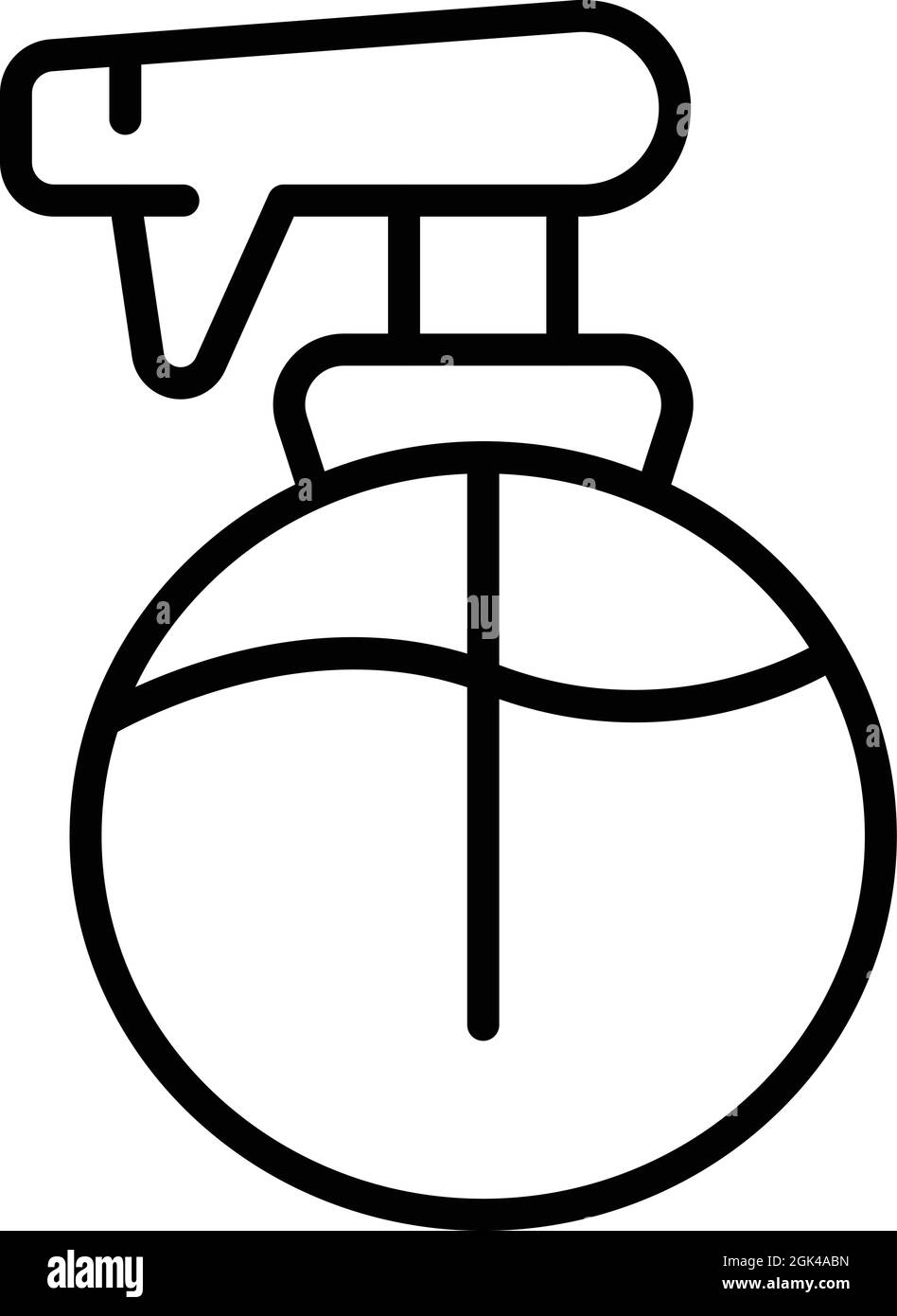 Water hair spray icon outline vector. Bottle mist. Cosmetic deodorant ...