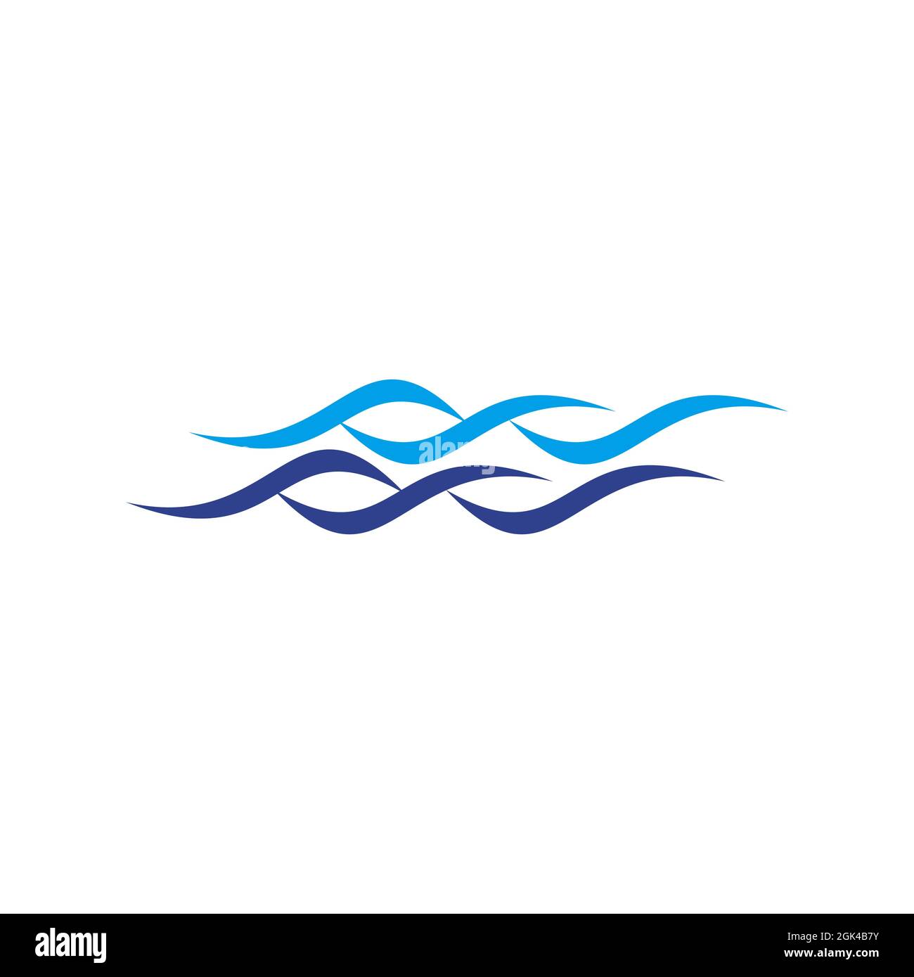 Wave icon logo design inspiration vector template Stock Vector Image ...