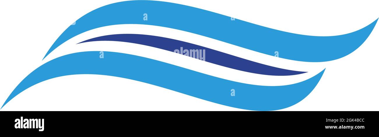 Wave icon logo design inspiration vector template Stock Vector Image ...