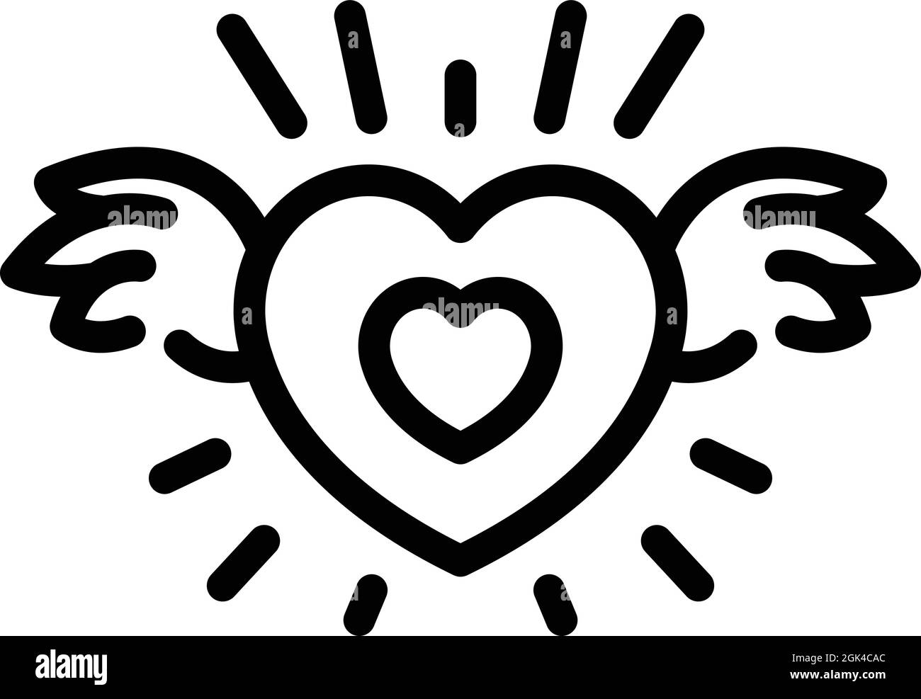 Cute angel paint Stock Vector Images - Alamy