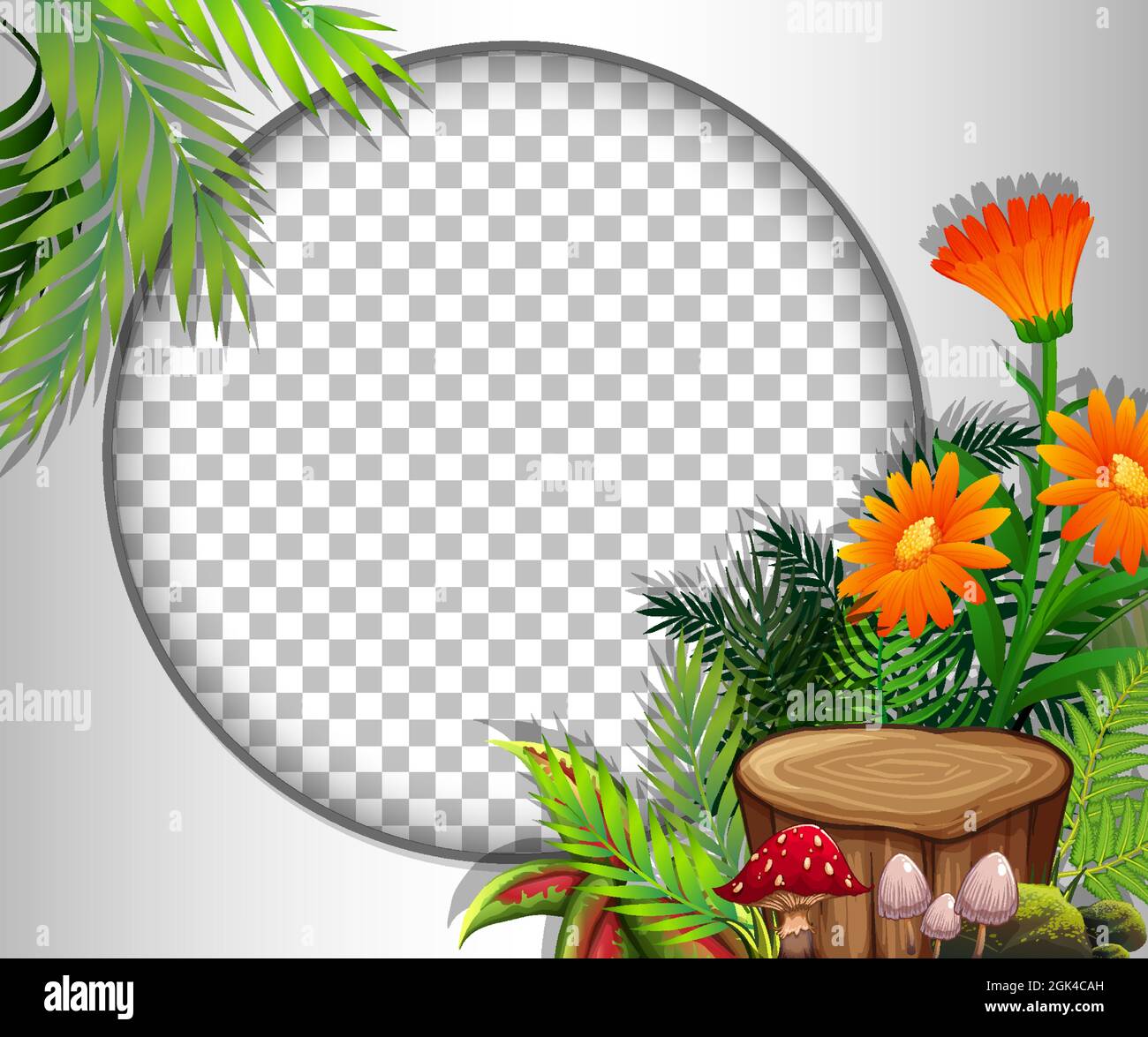 Round Design Frame Png
