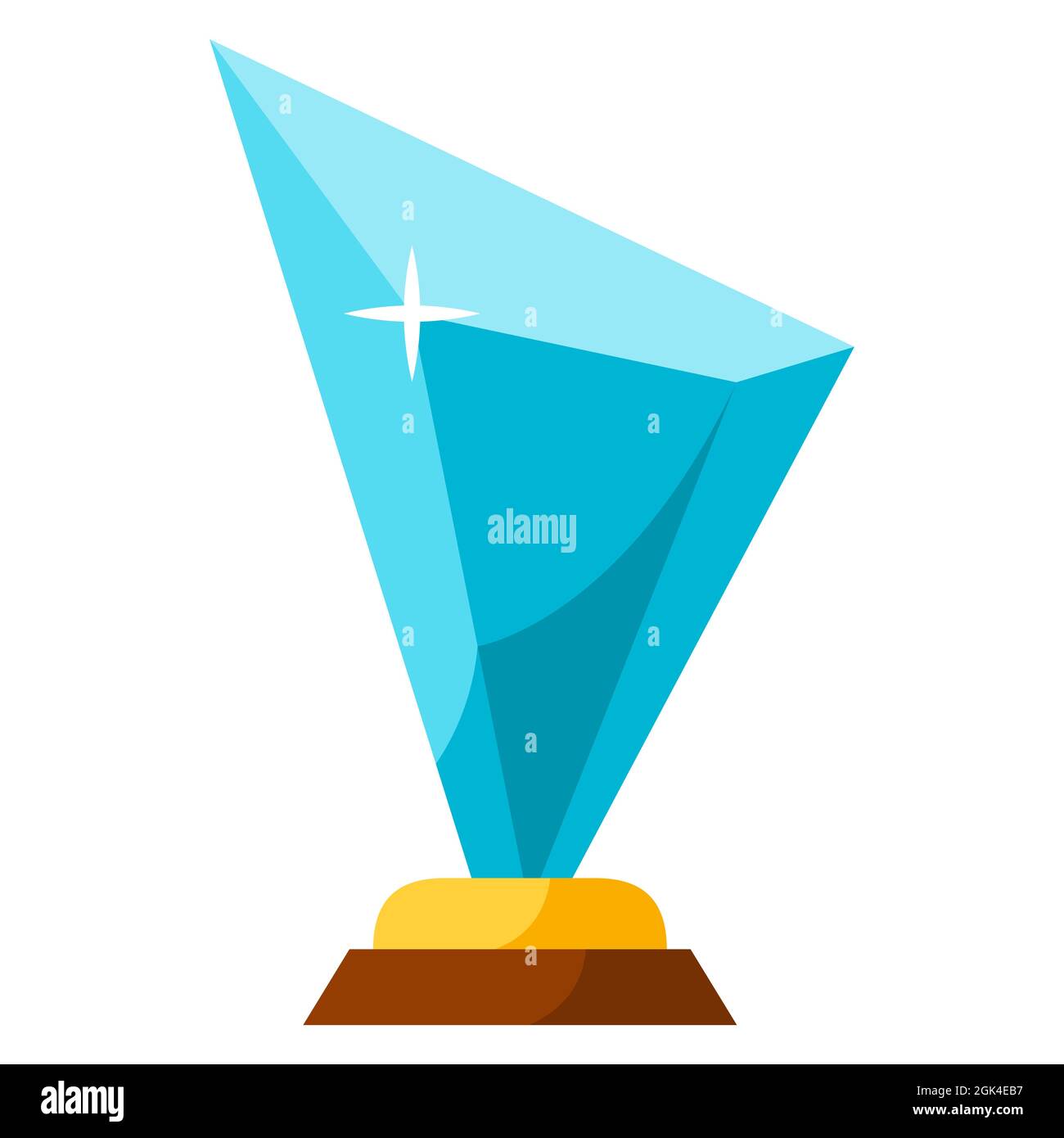 Illustration of prize. Award for sports or corporate competitions Stock ...