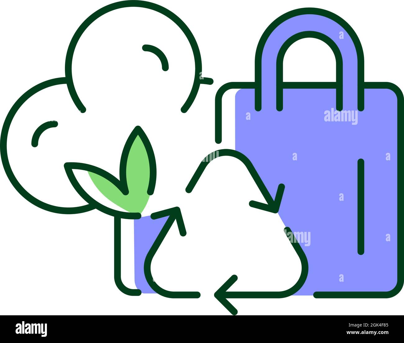 Green tote bags Stock Vector Images - Alamy
