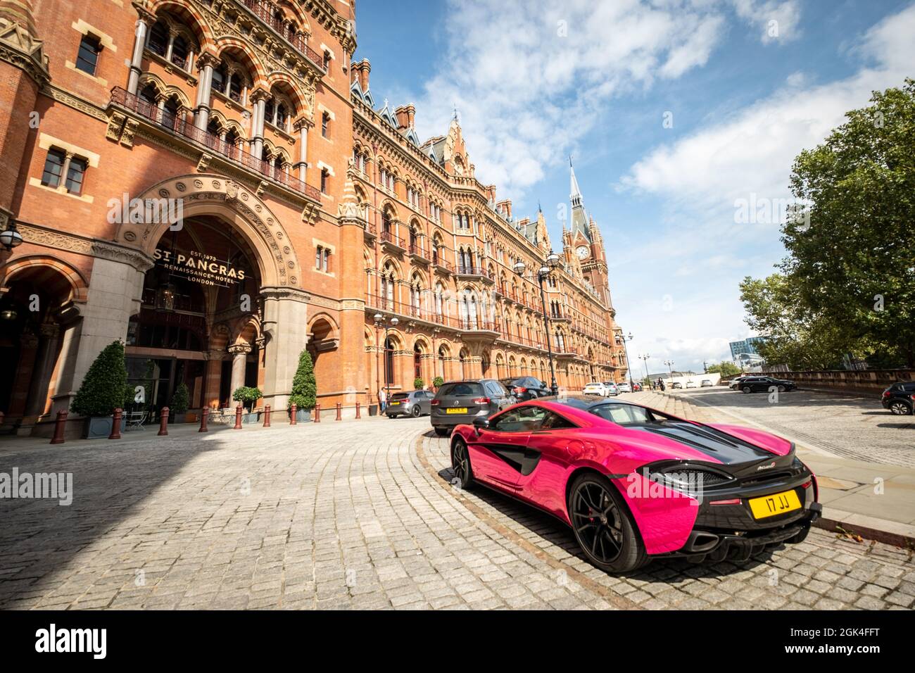 London- September 2021: The Marriott Renaissance St Pancras Hotel, an ...