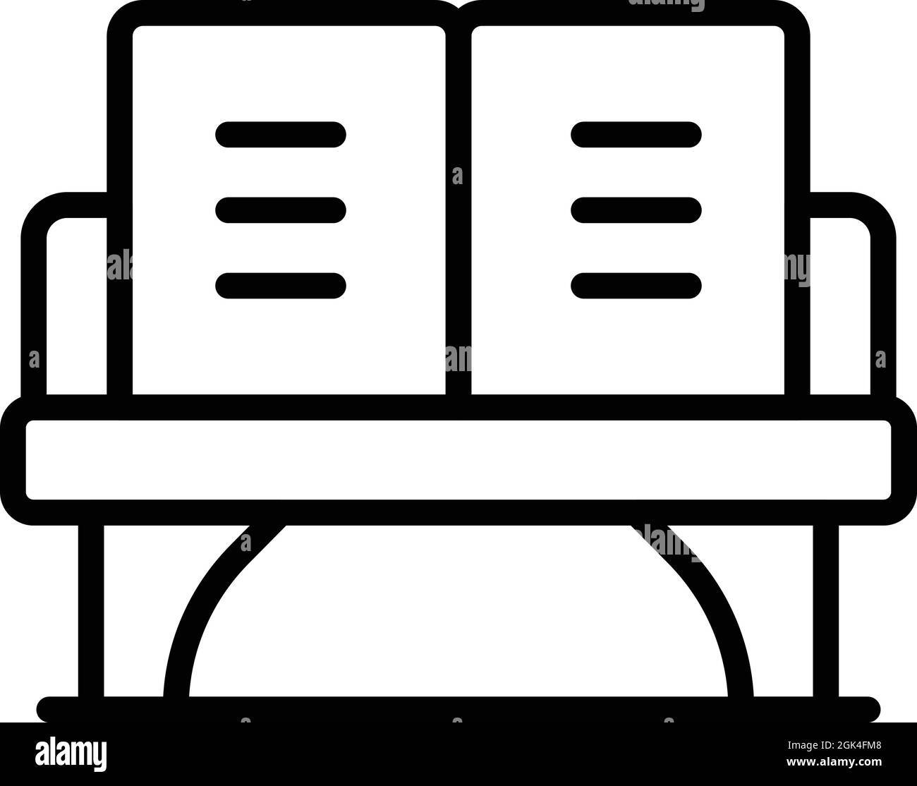 Outdoor rattan black chair Stock Vector Images - Alamy