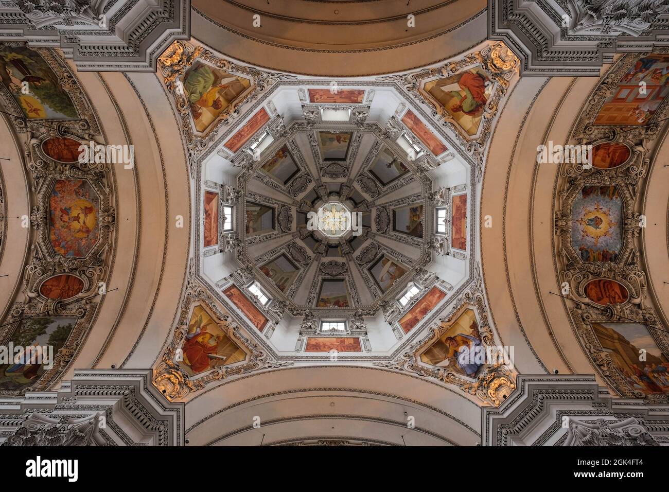 Cathedral dome and ceiling motif Stock Photo - Alamy