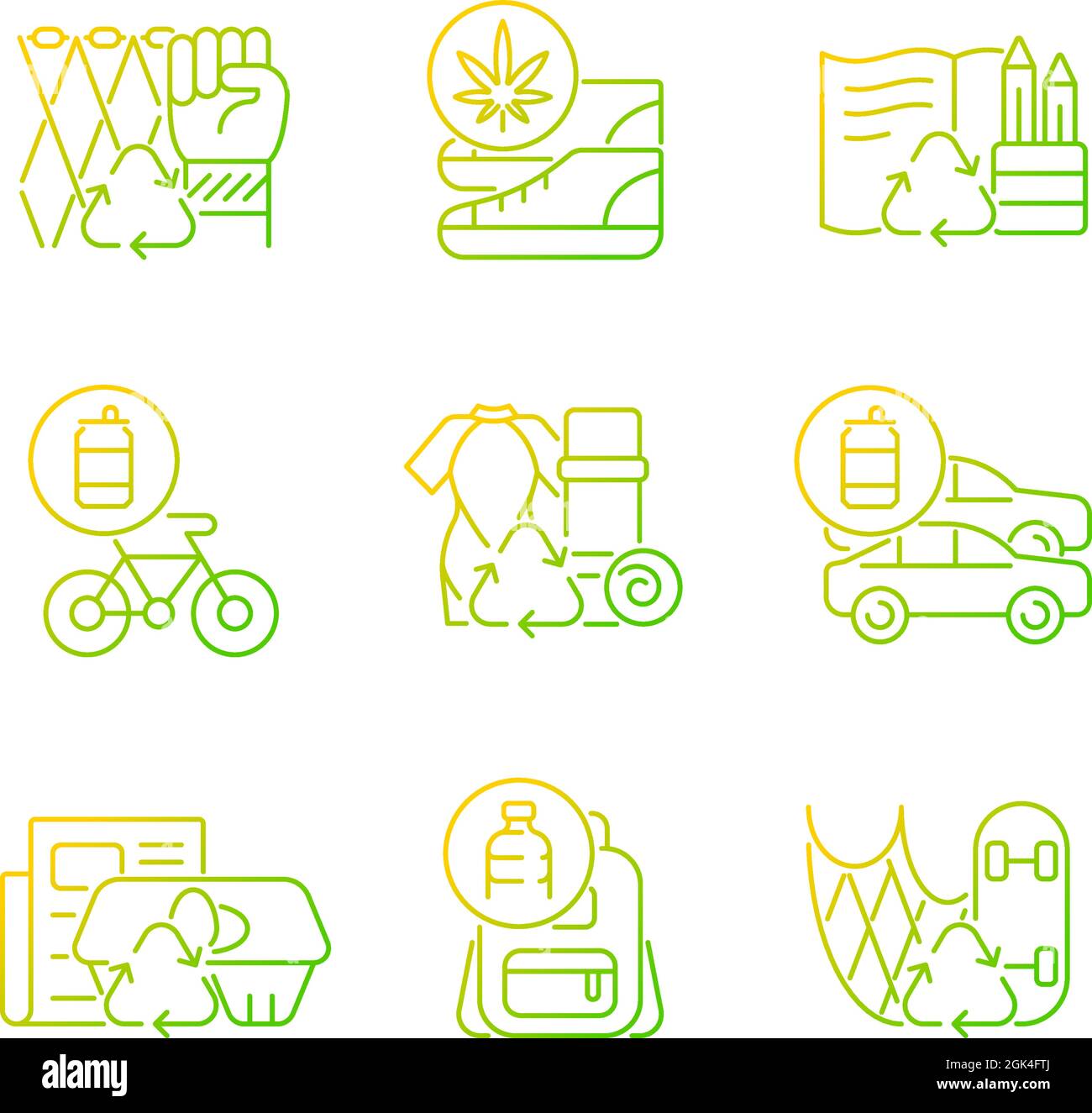 Reducing waste Stock Vector Images - Alamy