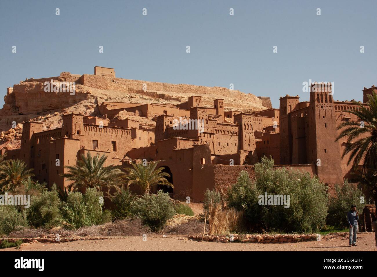 Village of Asni in the foothills of the Atlas mountains in Morocco ...