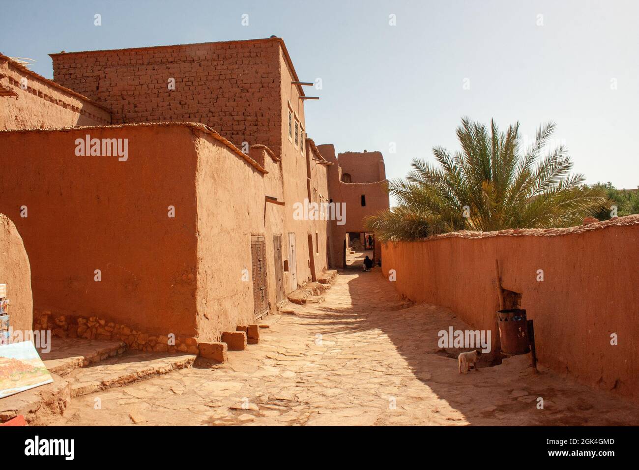 Village of Asni in the foothills of the Atlas mountains in Morocco ...