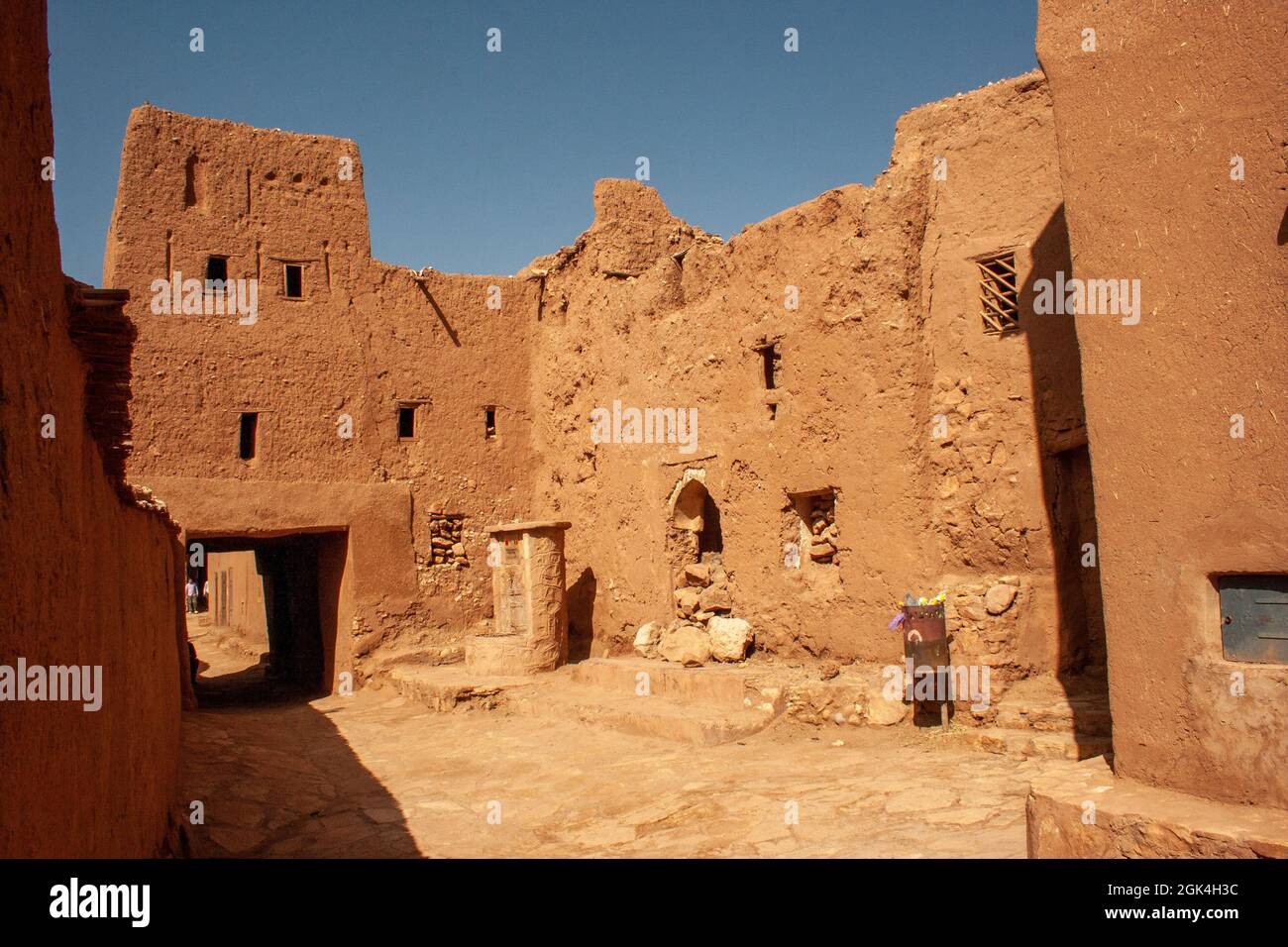 Village of Asni in the foothills of the Atlas mountains in Morocco ...