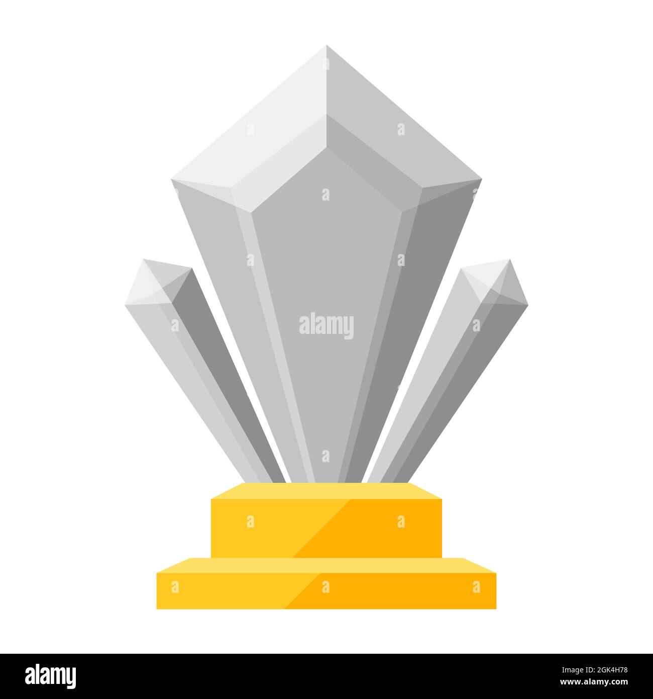 Illustration of gold prize. Award for sports or corporate competitions ...