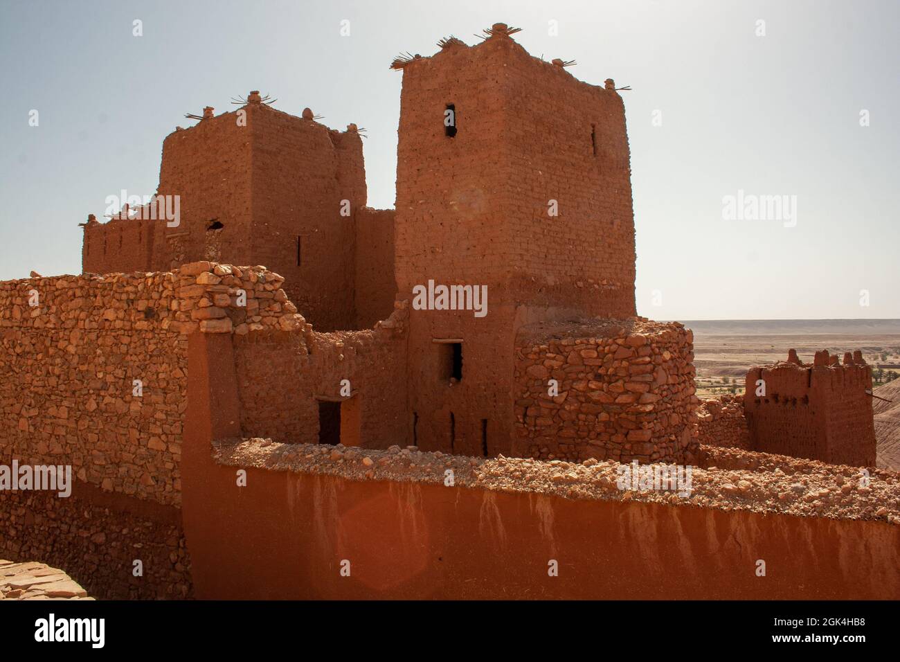 Village of Asni in the foothills of the Atlas mountains in Morocco ...
