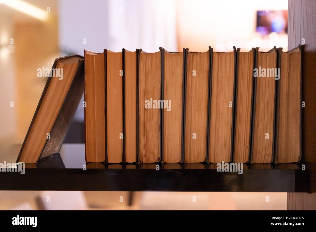 Book spine open standing hi-res stock photography and images - Alamy