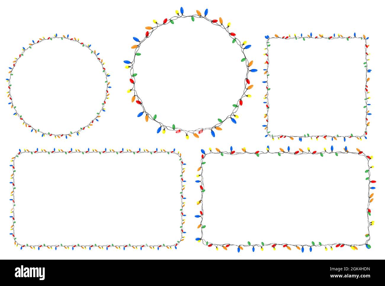 Animated Christmas Lights Borders And Frames