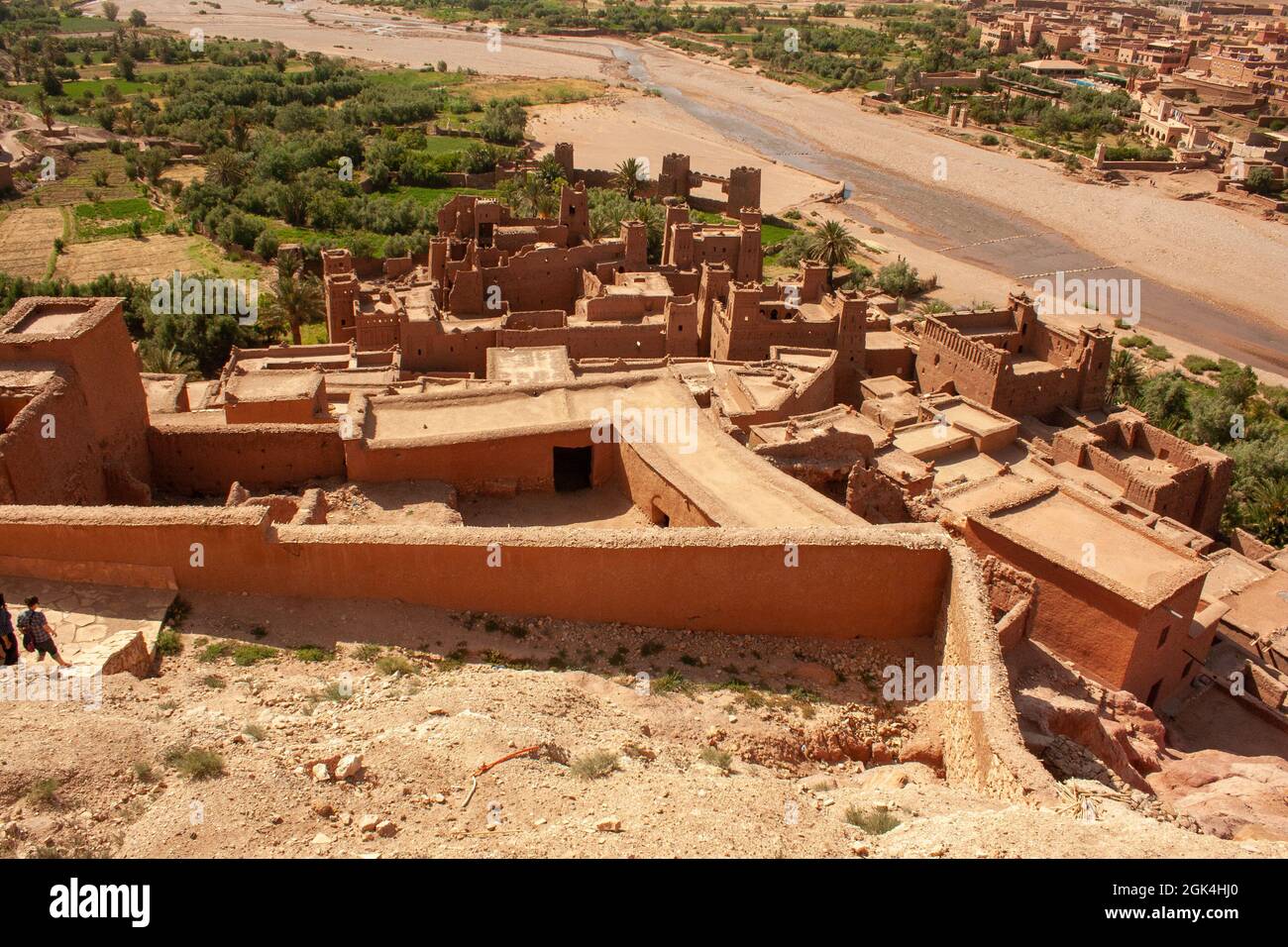 Village of Asni in the foothills of the Atlas mountains in Morocco ...