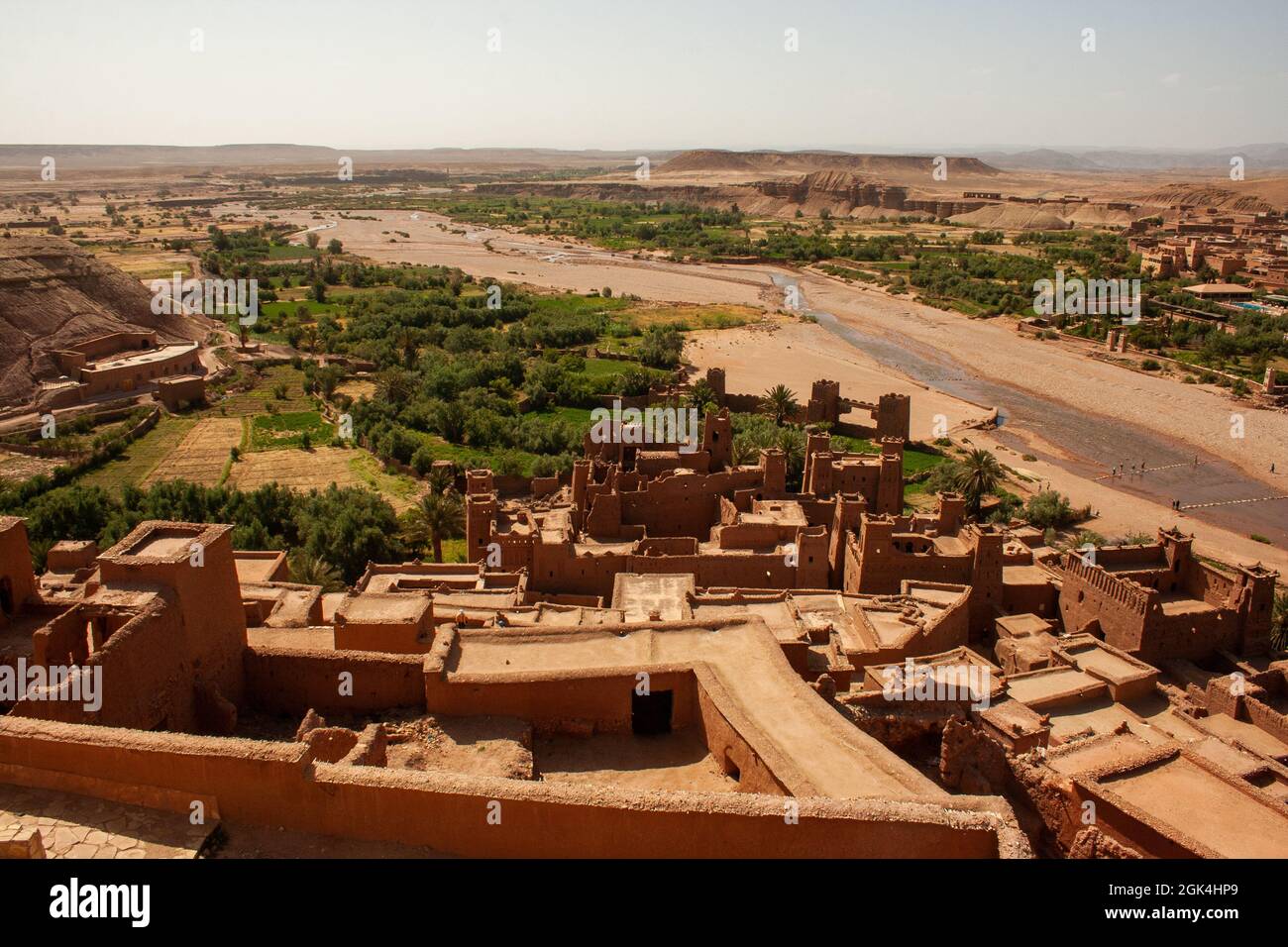 Village of Asni in the foothills of the Atlas mountains in Morocco ...