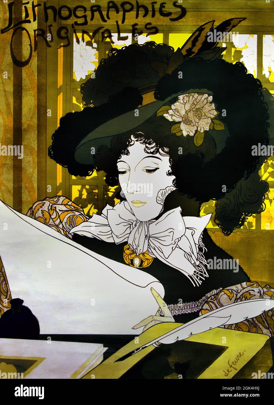 Lithographies Originales (1896). Georges de Feure (French, 1868-1943 ...