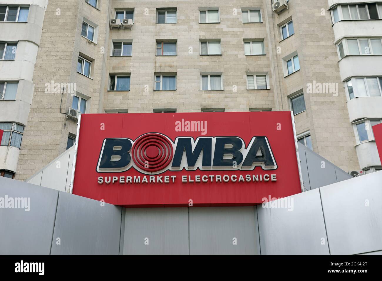 BOMBA electronic store in Chisinau Stock Photo - Alamy