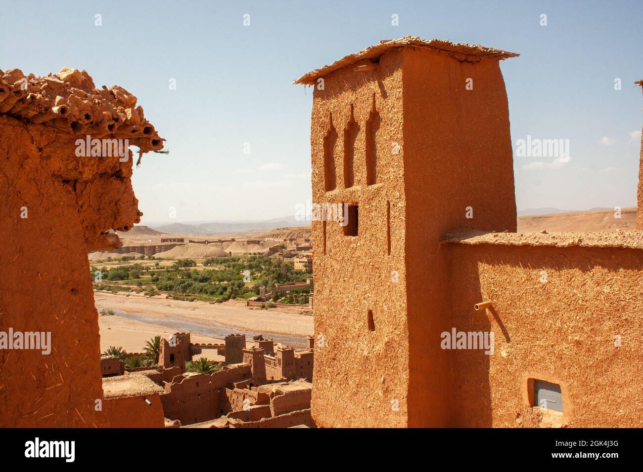 Village of Asni in the foothills of the Atlas mountains in Morocco ...