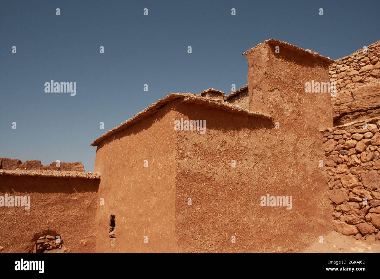 Village of Asni in the foothills of the Atlas mountains in Morocco ...
