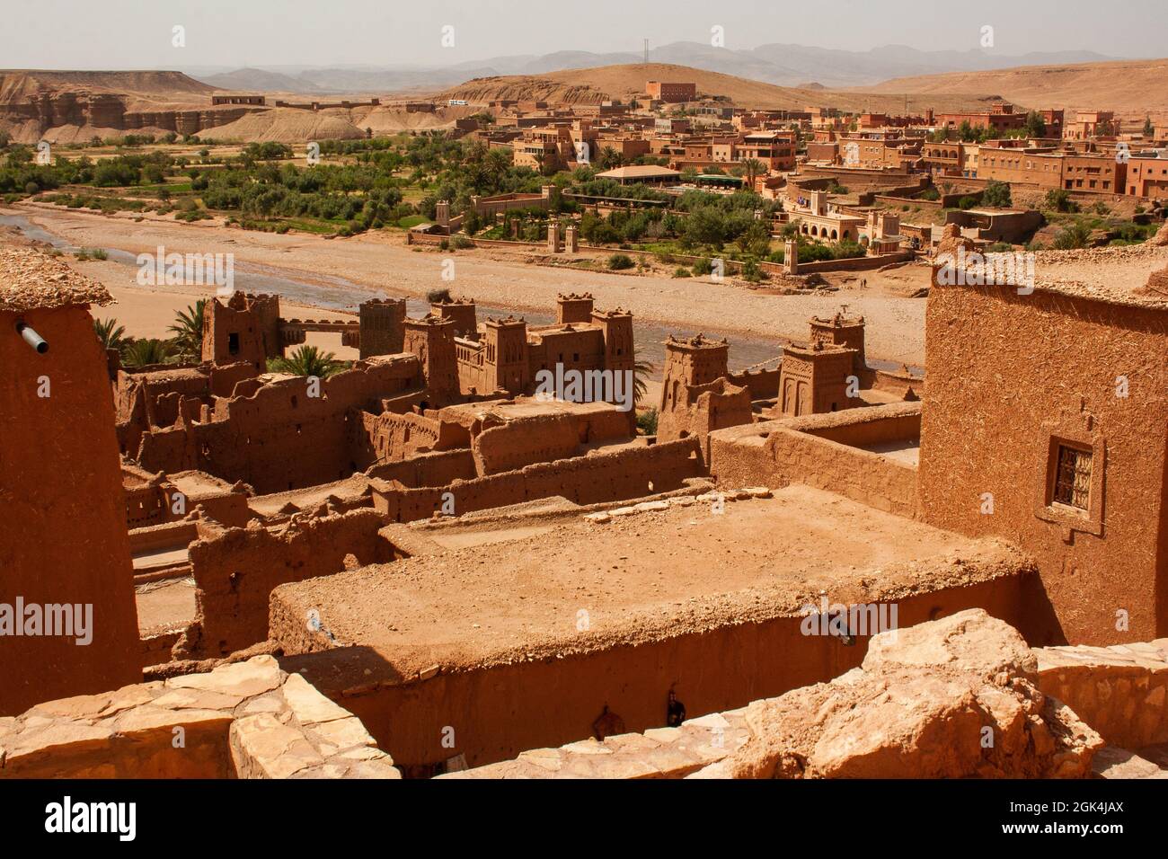 Village of Asni in the foothills of the Atlas mountains in Morocco ...