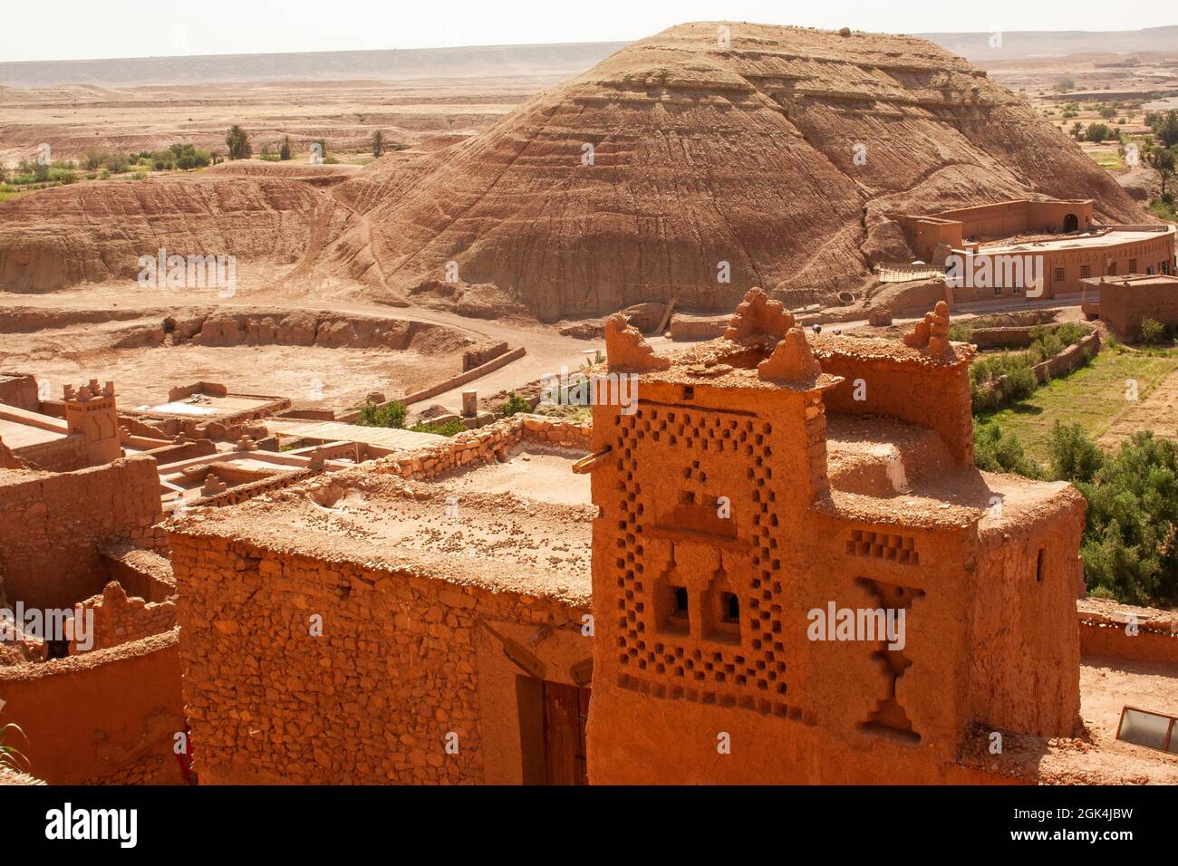 Village of Asni in the foothills of the Atlas mountains in Morocco ...
