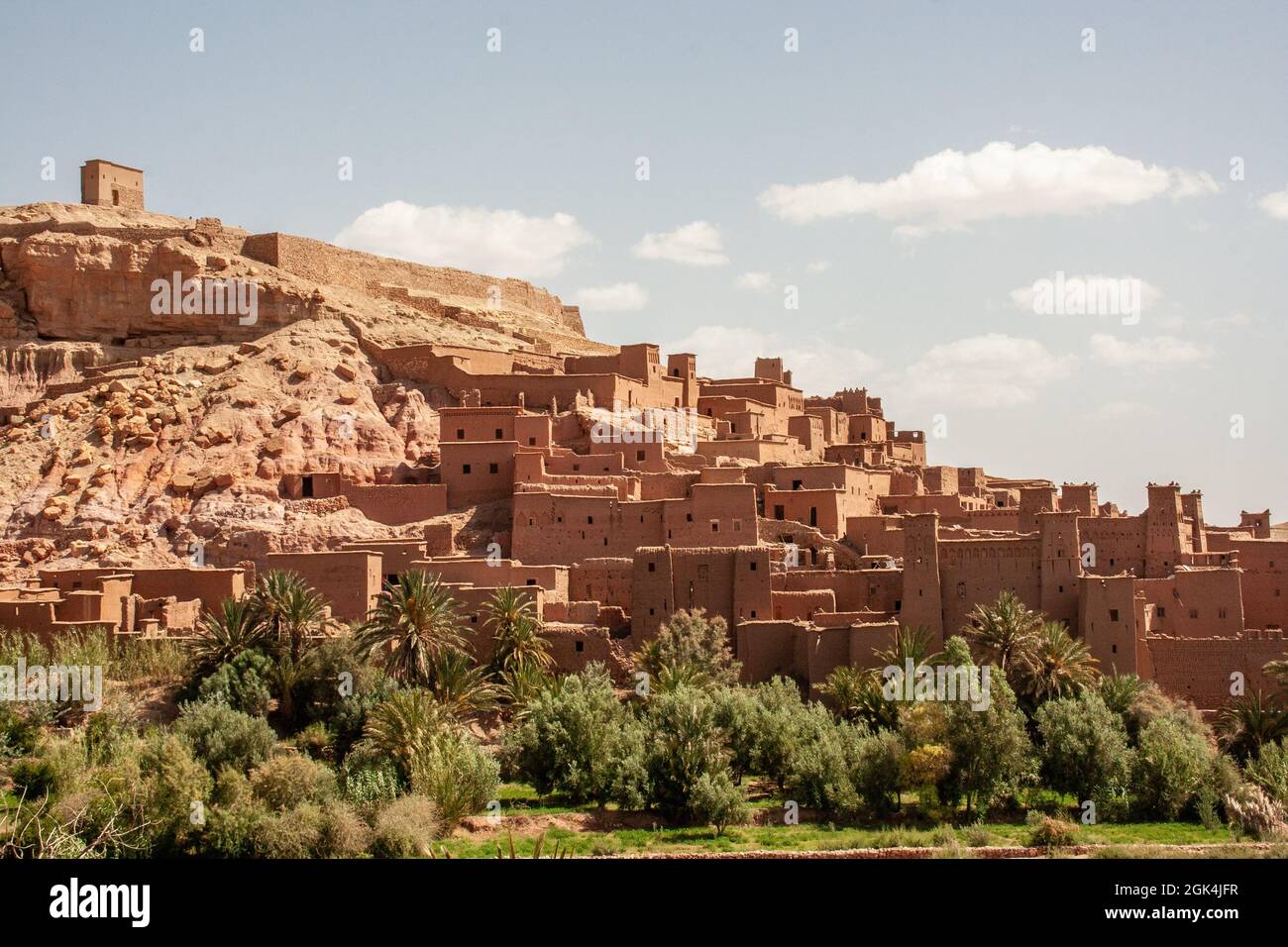 Village of Asni in the foothills of the Atlas mountains in Morocco ...