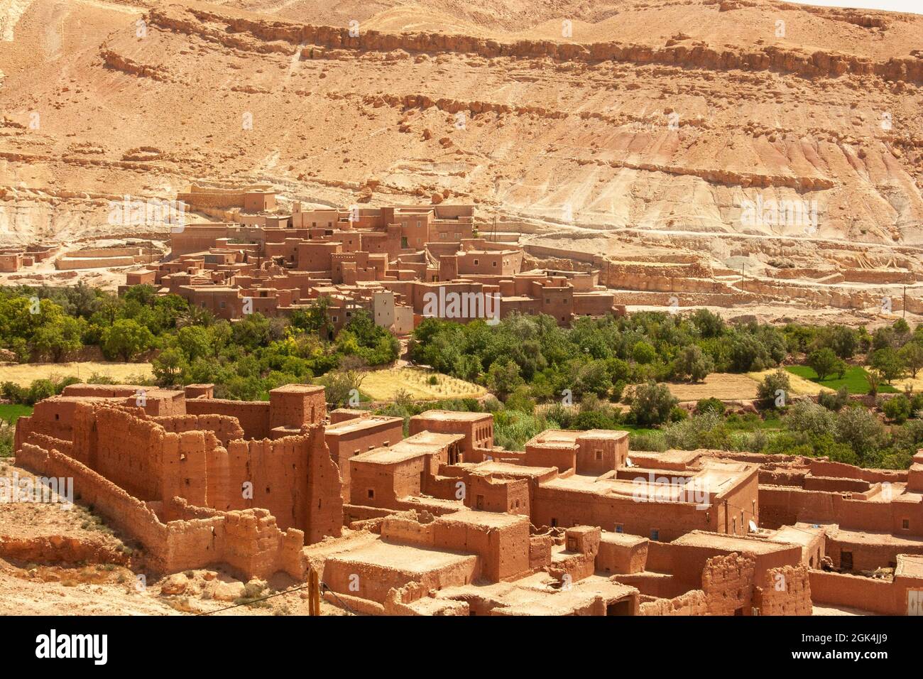 Village of Asni in the foothills of the Atlas mountains in Morocco ...