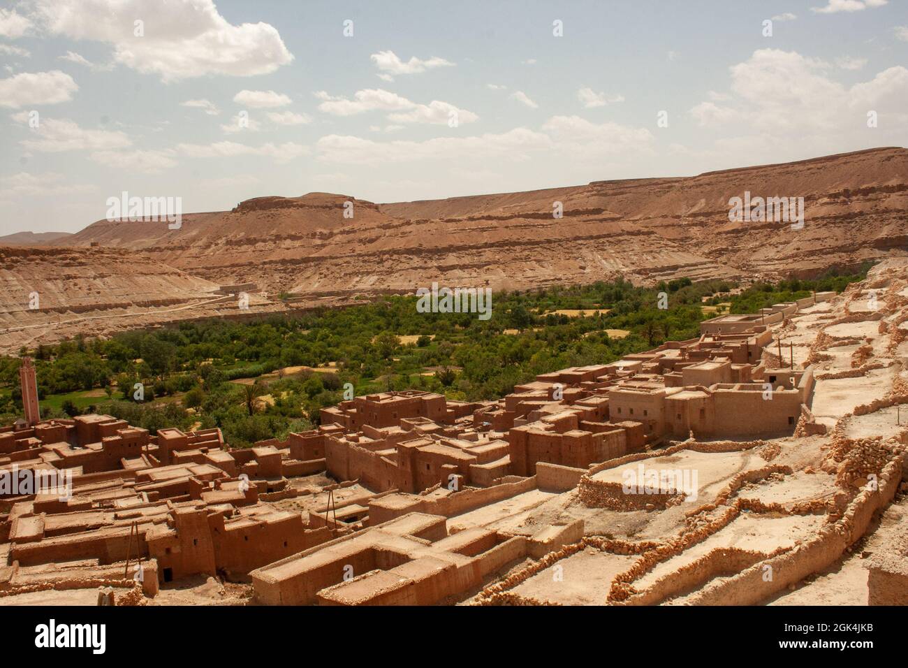 Village of Asni in the foothills of the Atlas mountains in Morocco ...
