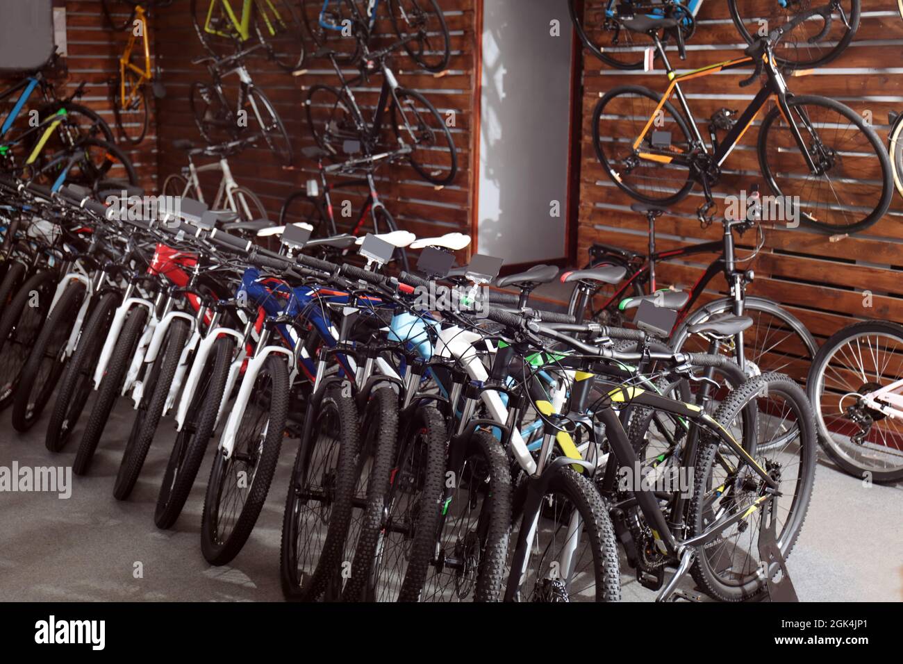 Different bicycles in shop Stock Photo - Alamy
