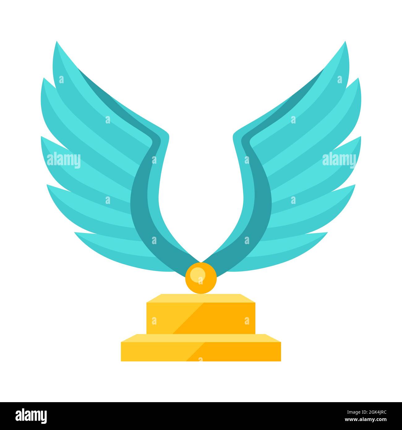 Illustration of gold prize. Award for sports or corporate competitions ...