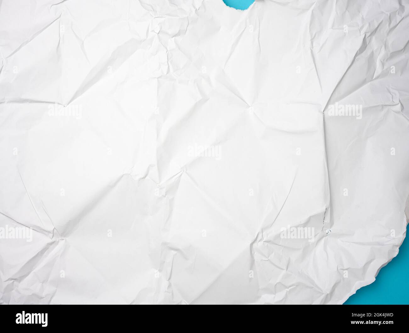 crumpled white paper with torn edges Stock Photo - Alamy