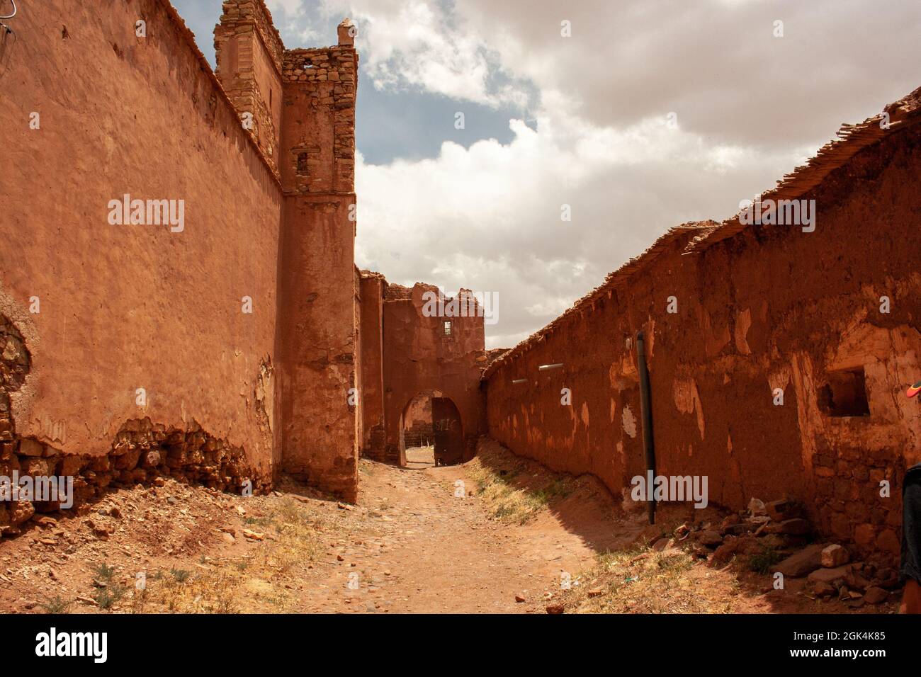 Village of Asni in the foothills of the Atlas mountains in Morocco ...