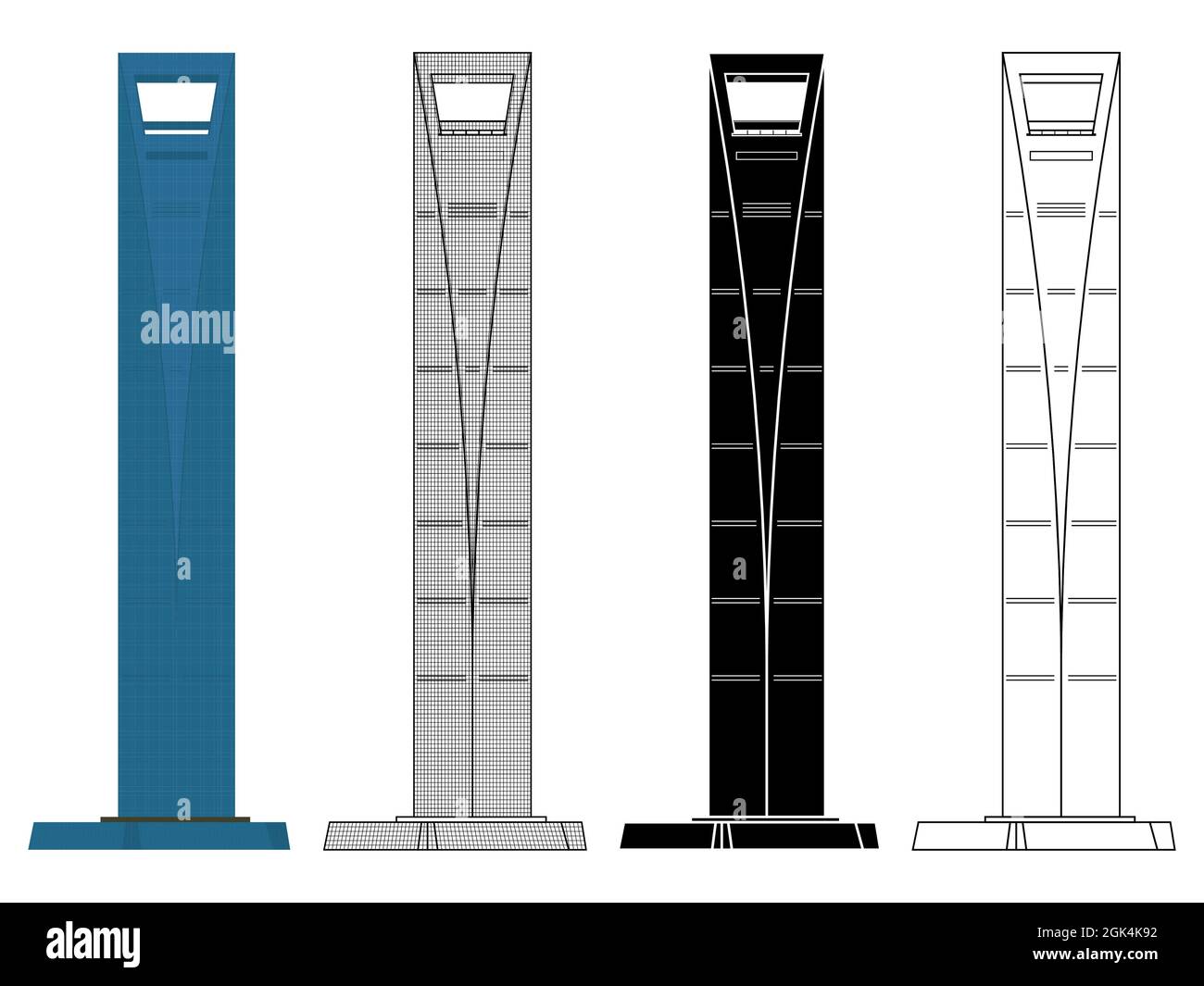 Shanghai city skyline view Cut Out Stock Images & Pictures - Alamy