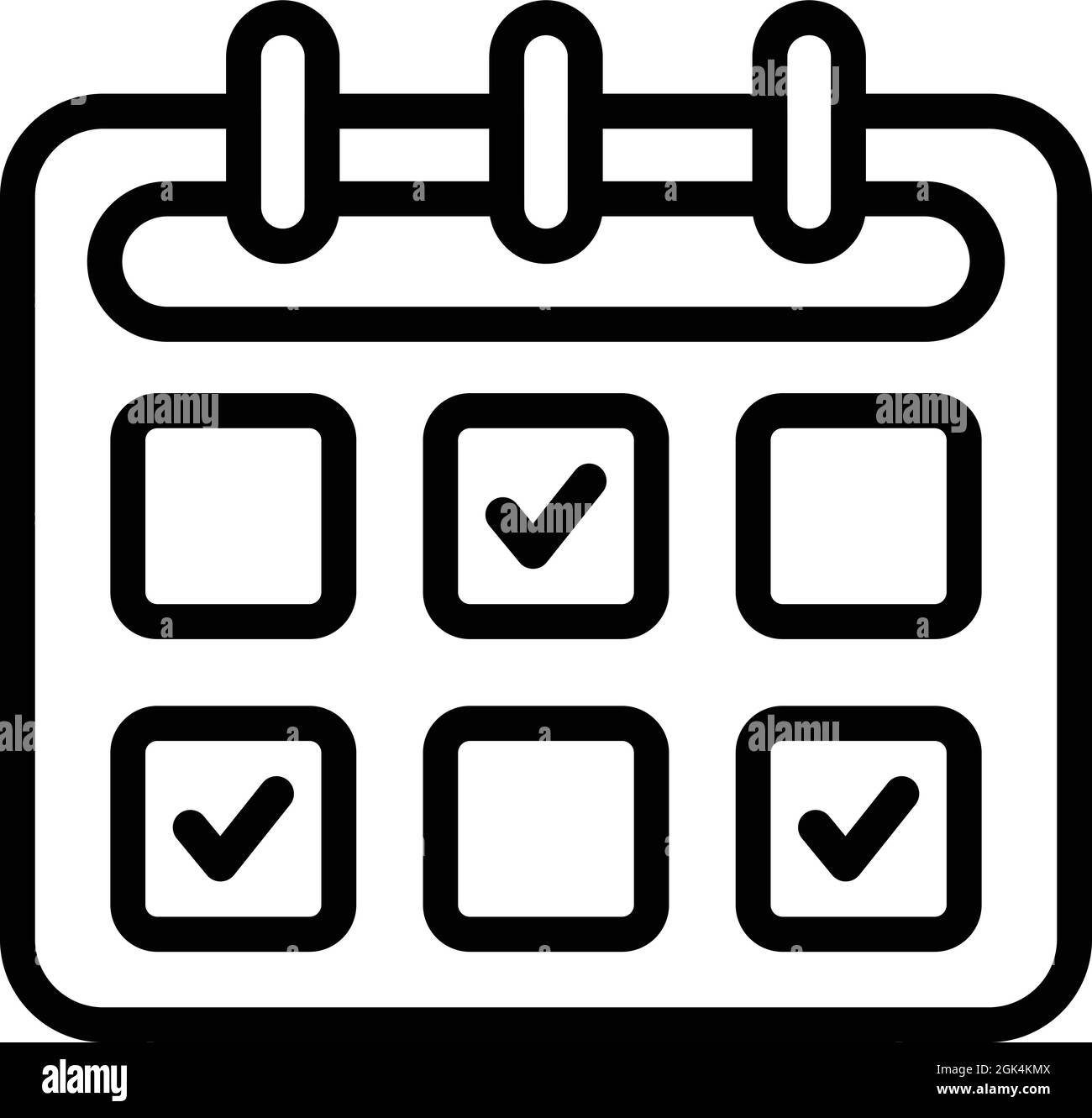 Checklist page icon outline vector. Report document. Business form ...