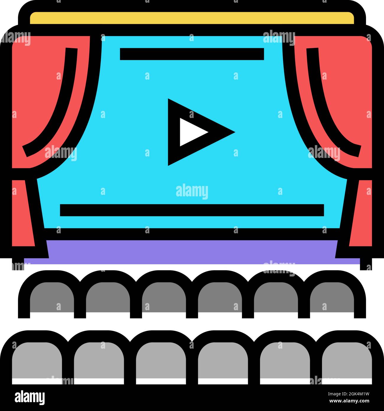 Spectator seats Stock Vector Images - Alamy