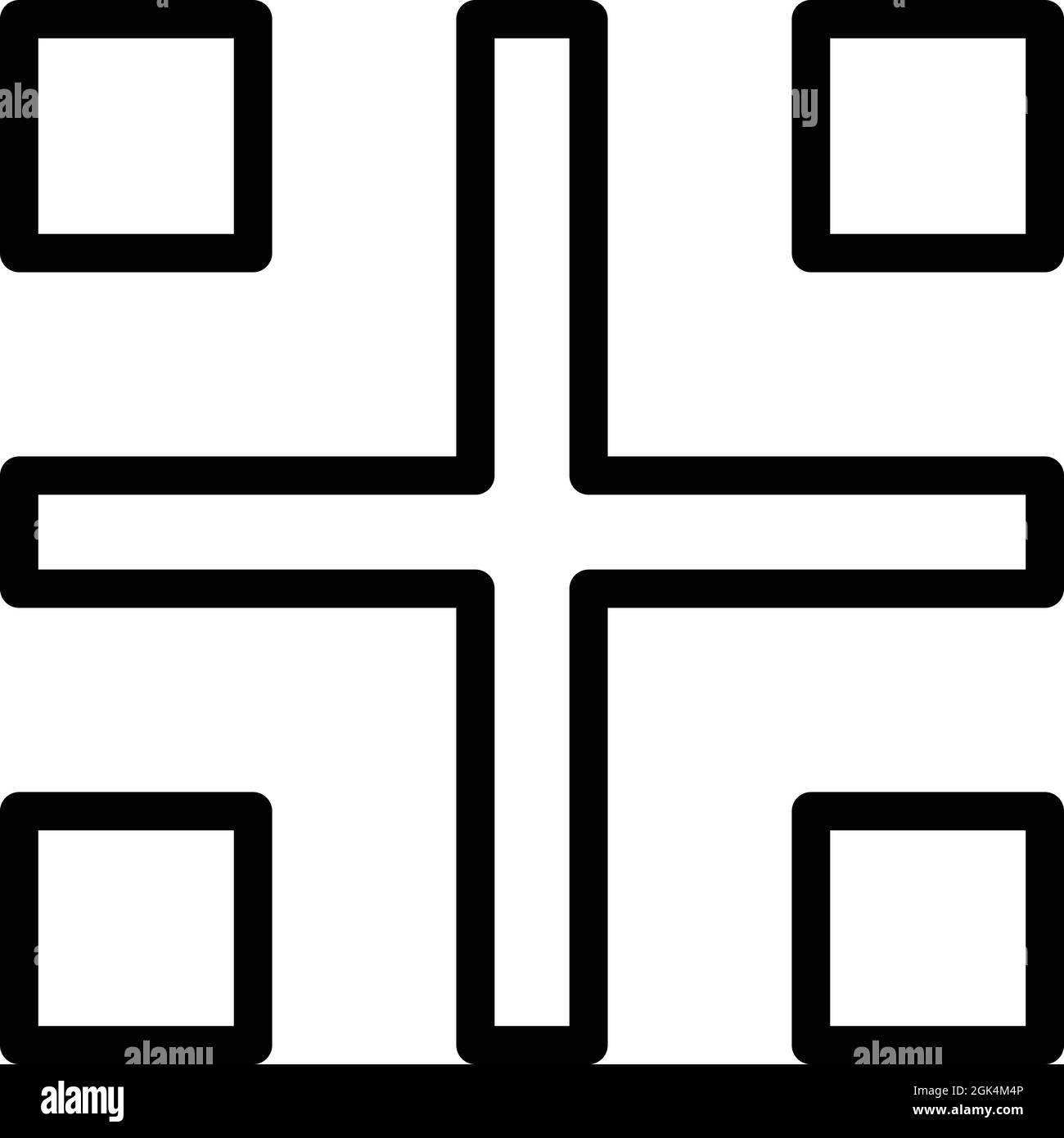 Focus scanning icon outline vector. Qr code. Phone scan Stock Vector ... Focus scanning icon outline vector. Qr code. Phone scan Stock Vector ...