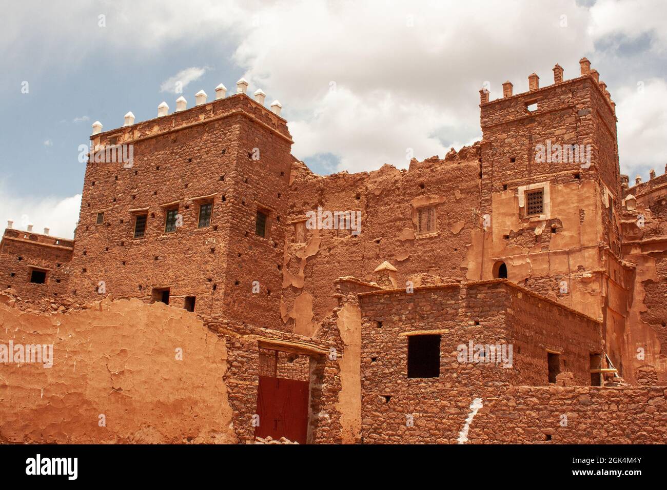 Village of Asni in the foothills of the Atlas mountains in Morocco ...