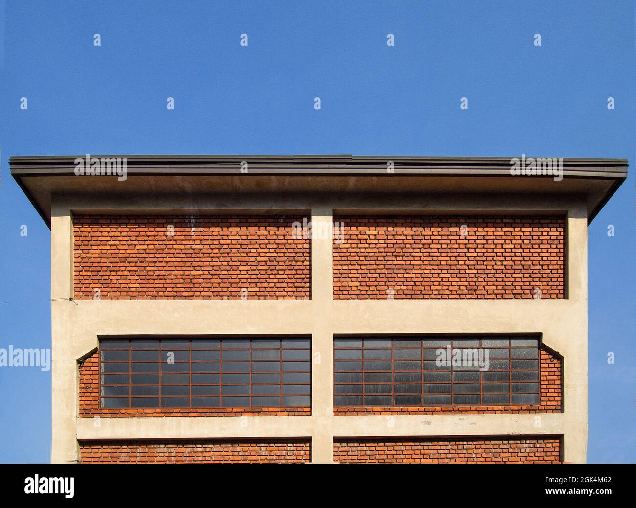 brick industrial warehouse dating back to the 60s of the last century ...