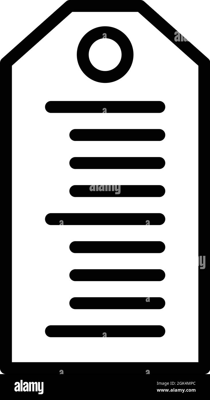 Tag barcode icon outline vector. Code label. Qr scanner Stock Vector ...