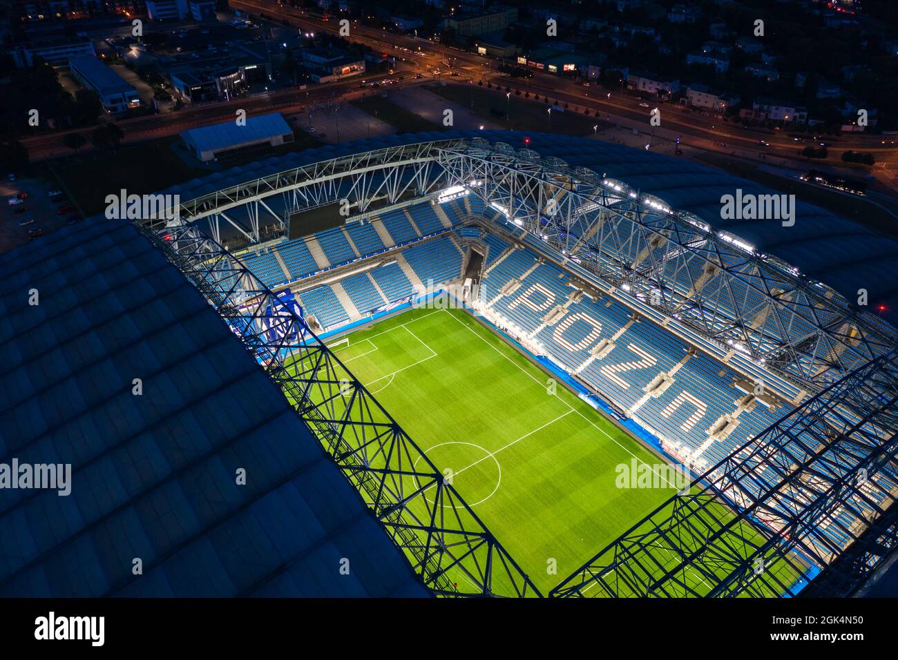 Poznan, Poland - August 2021: City stadium, home for Lech Poznan KKS ...