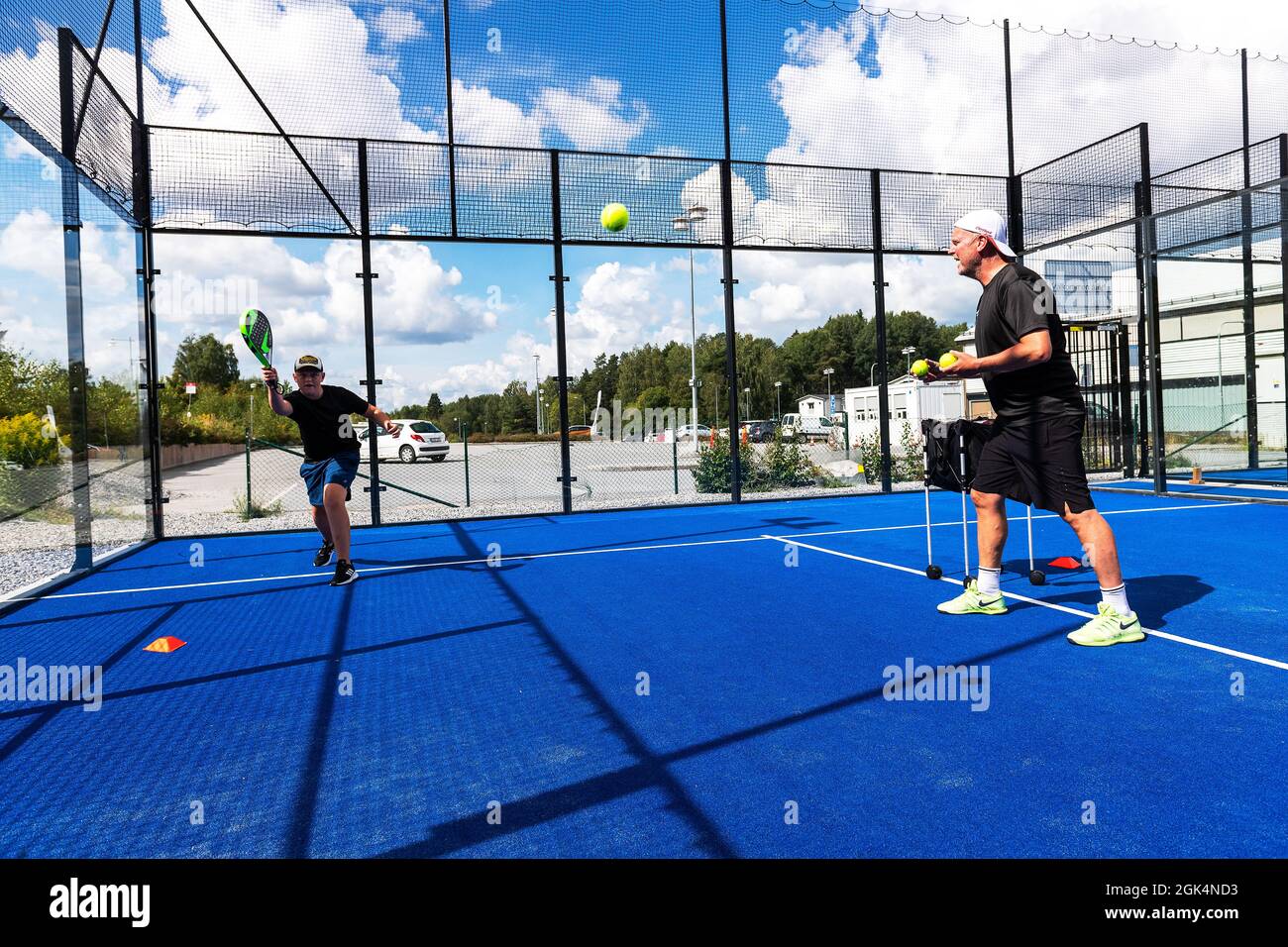 Padel people hi-res stock photography and images - Alamy