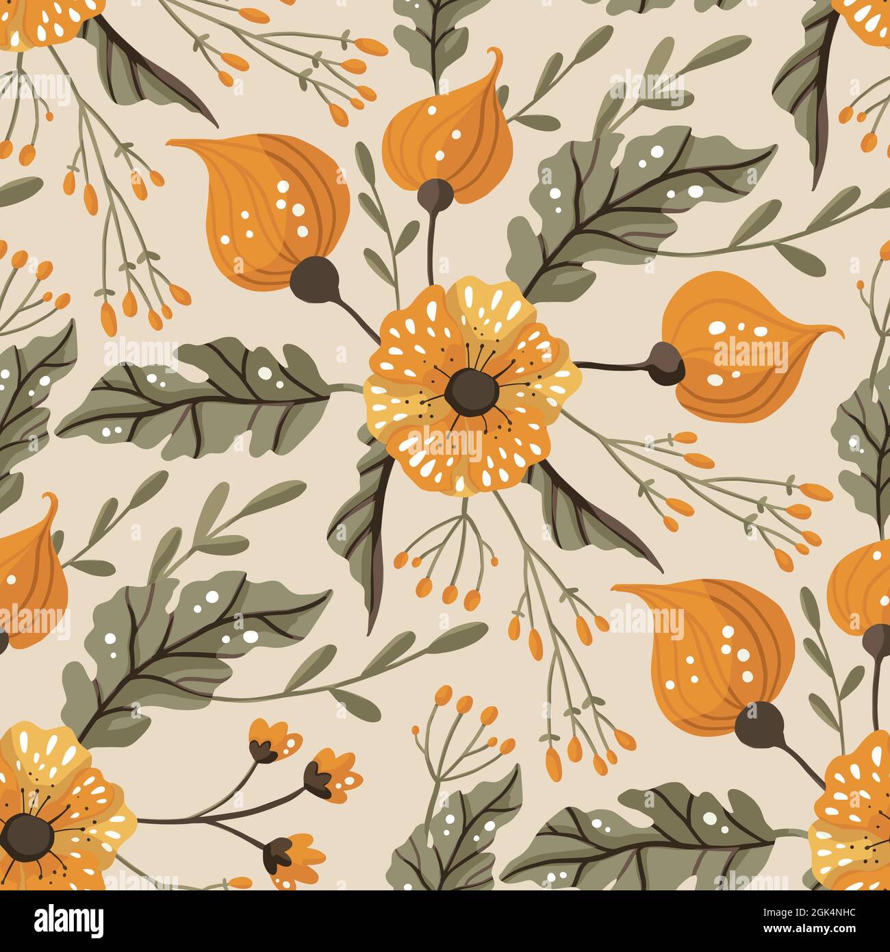 Boho Pattern Background