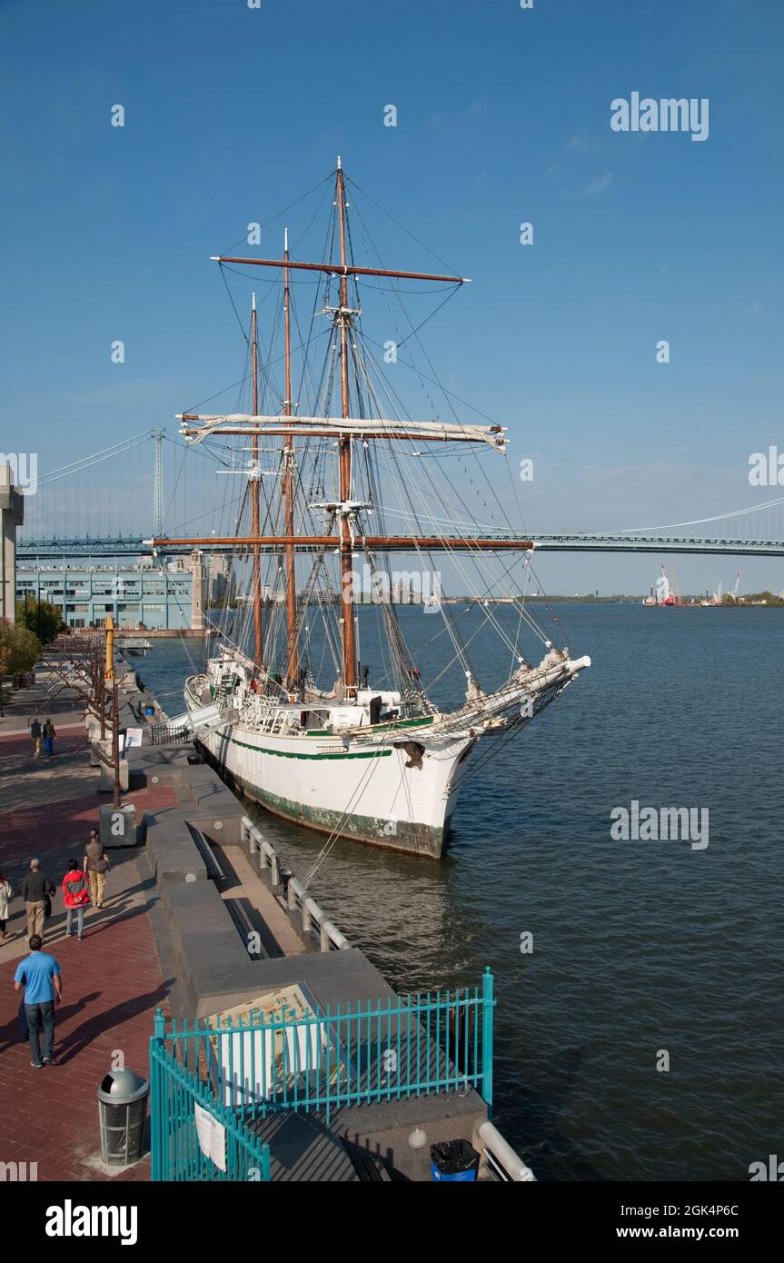 The Gazela, Penn's Landing, Philadelphia, Pennsylvania, USA. A ...